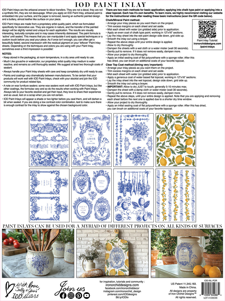 IOD Paint Inlays