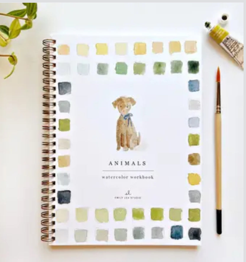 Emily Lex Watercolor Workbooks and Brushes