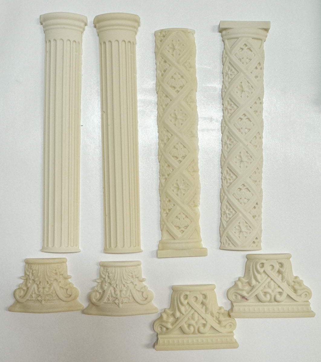 Set of 4 Resin Columns and Capitals – ellen j goods